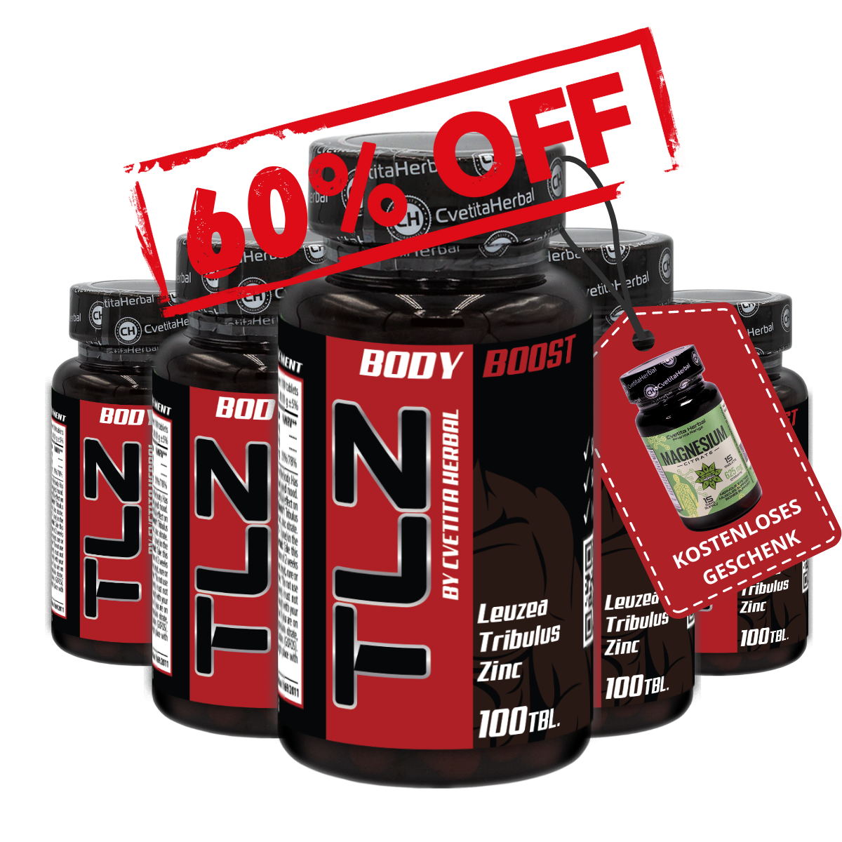 ᐉ Natürliche Testo Booster Supplement Steigern/Erhöhen Tribulus-Leuzea ...